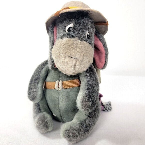 Disney | Toys | Walt Disney World Eeyore Safari Plush 8 Gray Animal ...